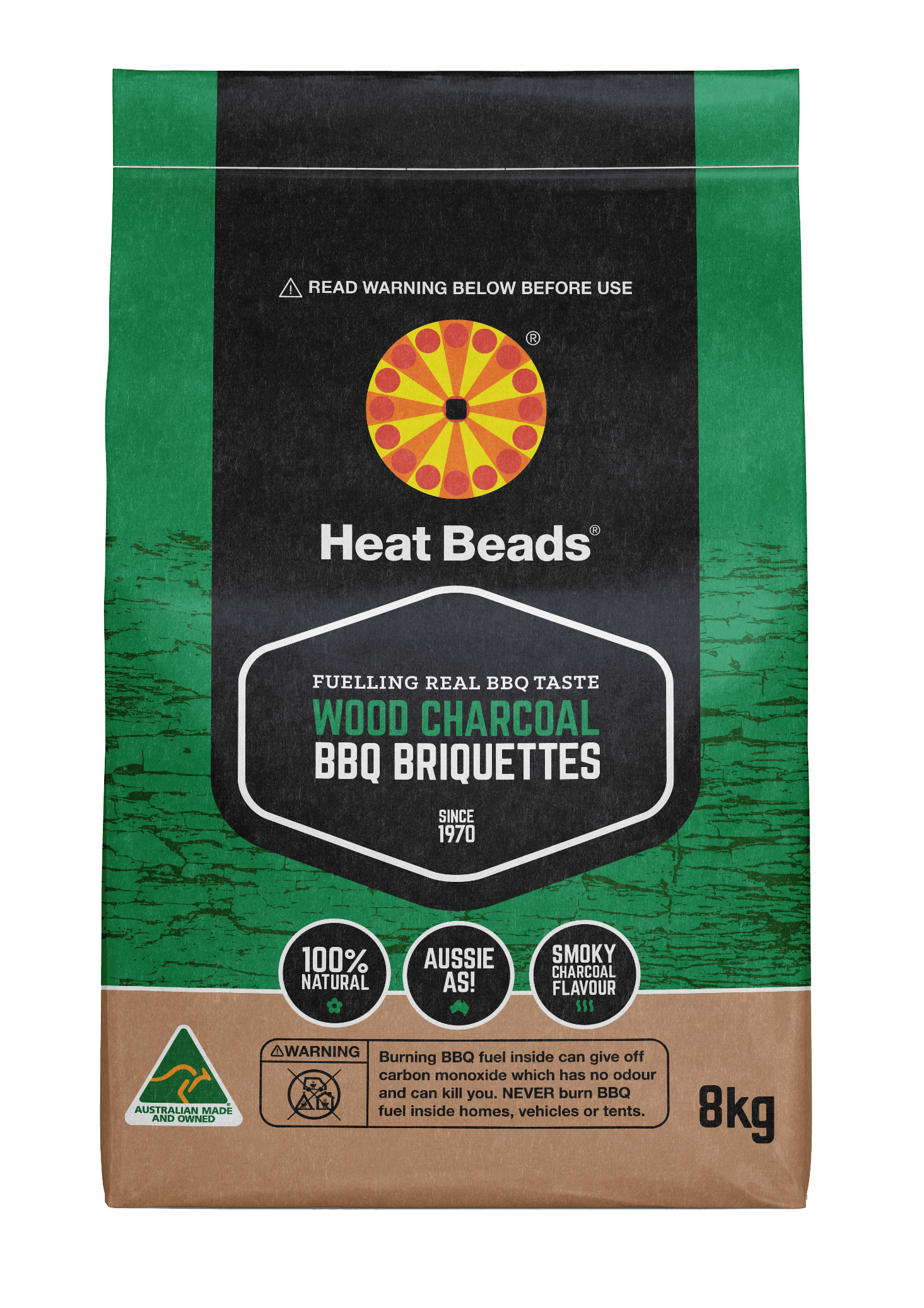 Heat Beads® Hardwood Grillbriketter 8 kg. | API-X A/S