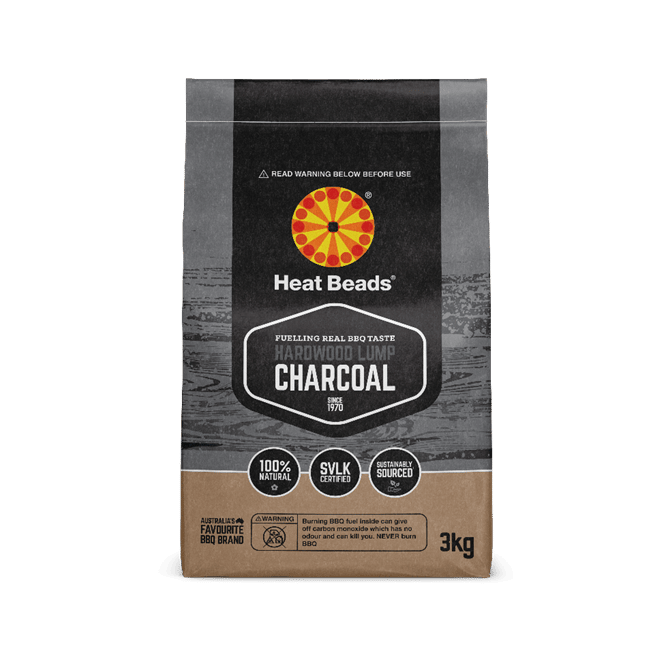 Heat Beads® Heat Beads Original Hardwood Lump trækul 3 kg. | API-X A/S